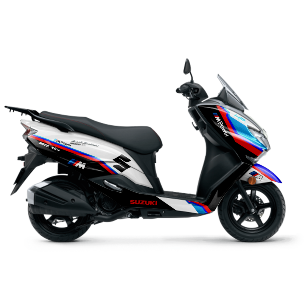 Suzuki Burgman Graphic Sticker Kit - Motocross Graphix