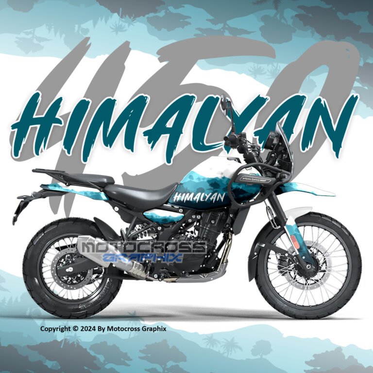 Himalayan 450 Graphics Sticker kit - Motocross Graphix